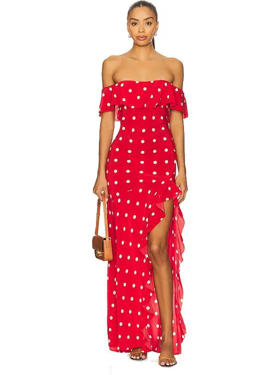 Majorelle Deanna Gown - Red