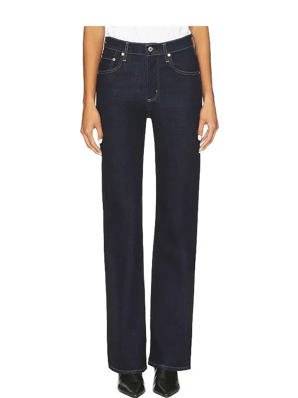 Citizens Of Humanity Vidia Mid Rise Boot Jeans - Blue