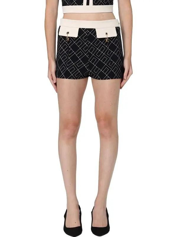 Elisabetta Franchi Short - Black