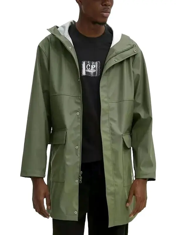 Herschel Supply Co. Hooded Raincoat - Green