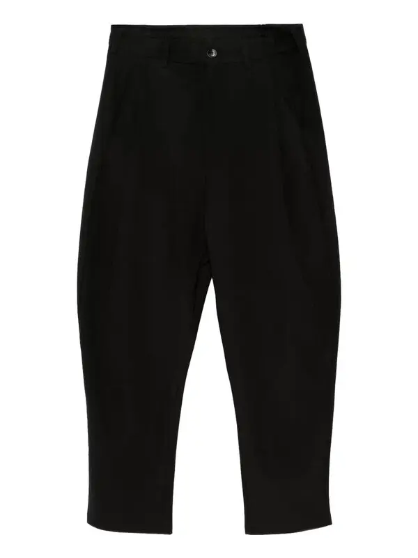 CROQUIS Tapered Trousers - Black