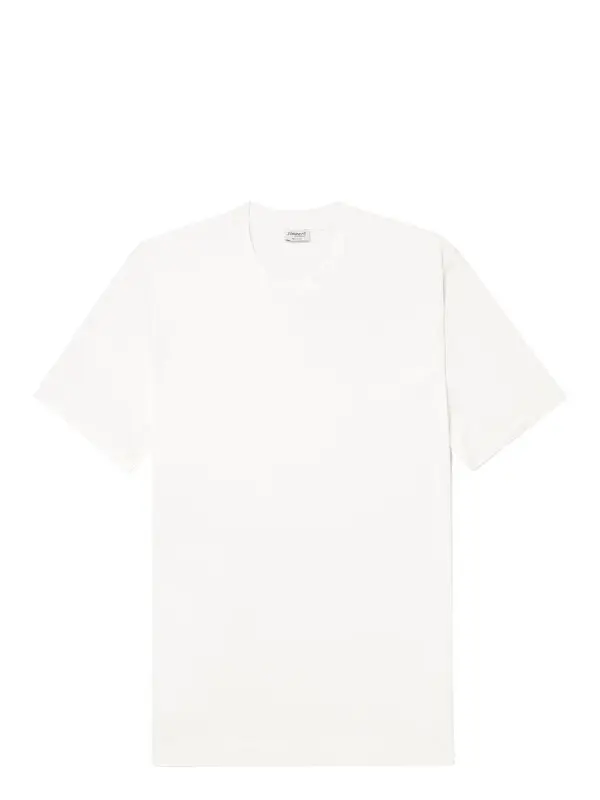 Zimmerli Sea Island Cotton-jersey T-shirt - White