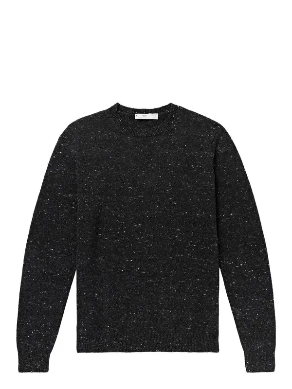 Inis Meáin Merino Wool And Cashmere-blend Sweater - Gray