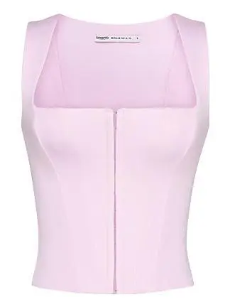 House Of Cb Balconette Woven Corset Top - Ballerina Pink
