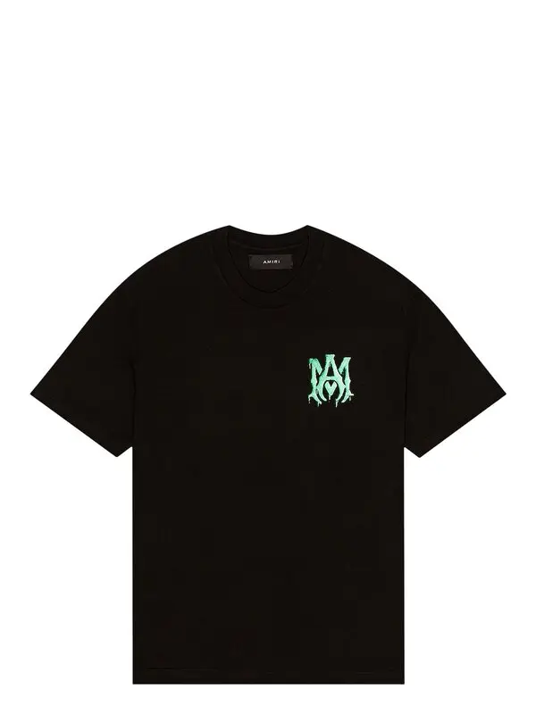 Amiri Watercolor Ma Tee - Black