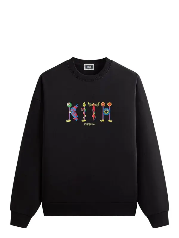 Kith For Nanzuka Gallery Tanaami Nelson Crewneck - Black