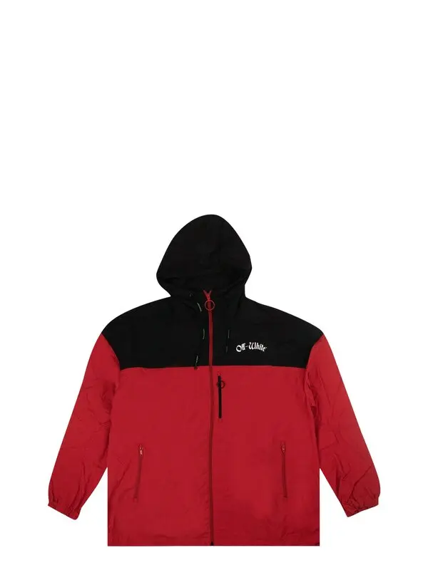 Off-White Logo Hoodie - Red