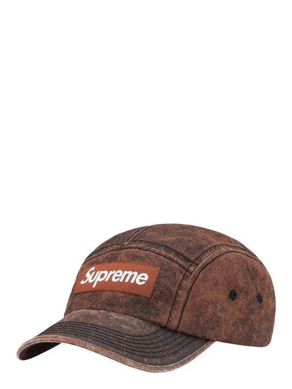 Supreme Washed Cordura Camp Cap - Orange