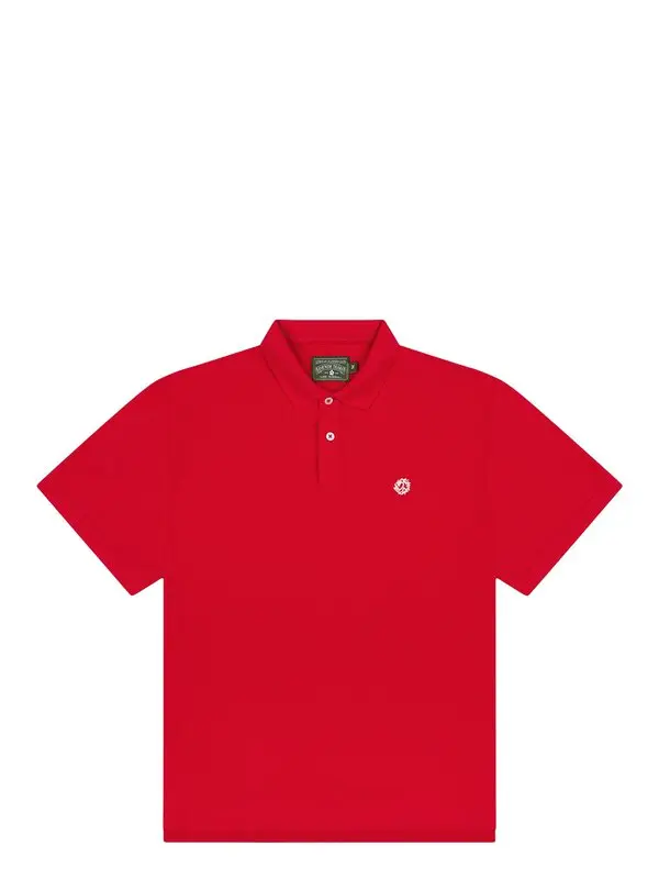 DENIM TEARS Peace Wreath Polo - Red
