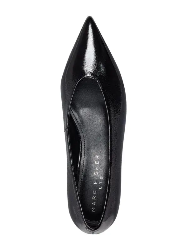 Marc Fisher Cecile Leather Pumps - Black
