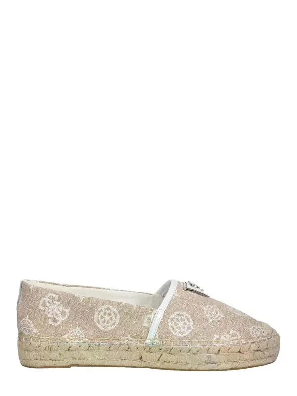 Guess Jolandon Embroidered Espadrilles - Neutrals