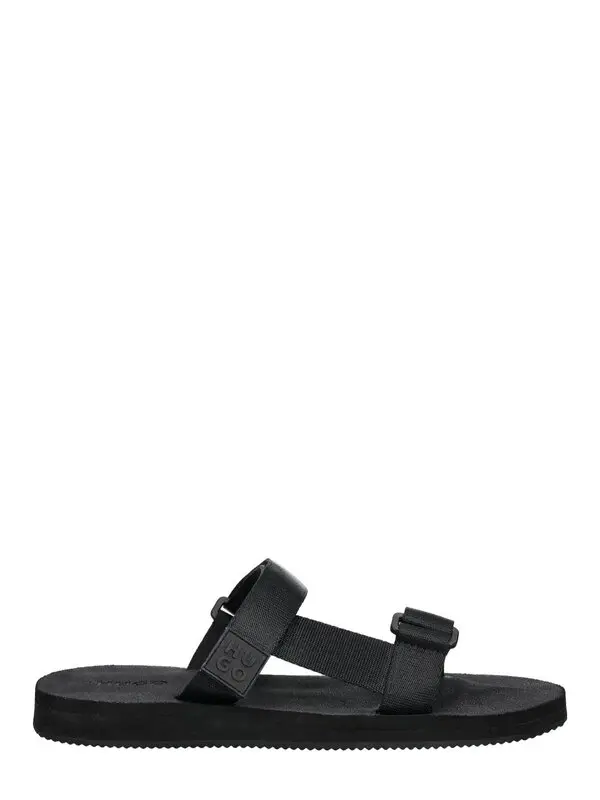 Hugo Double-strap Sandals - Black
