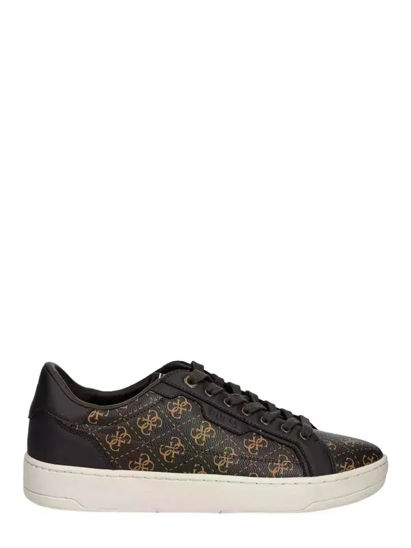 Guess Logo-print Low-top Sneakers - Brown