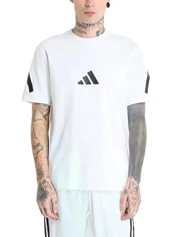 Adidas Z.n.e.t Contrast-logo T-shirt - White