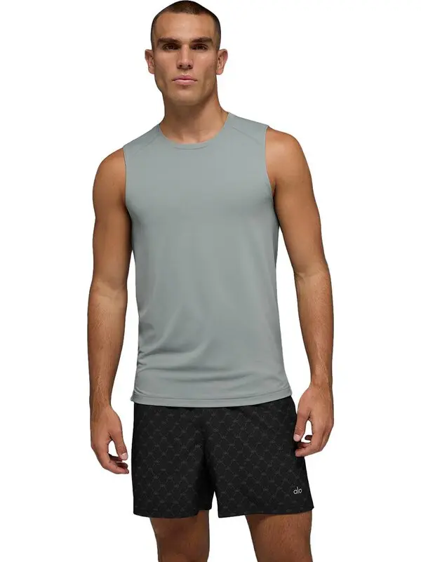 Alo Yoga Idol Muscle Tank Top - Lunar Grey
