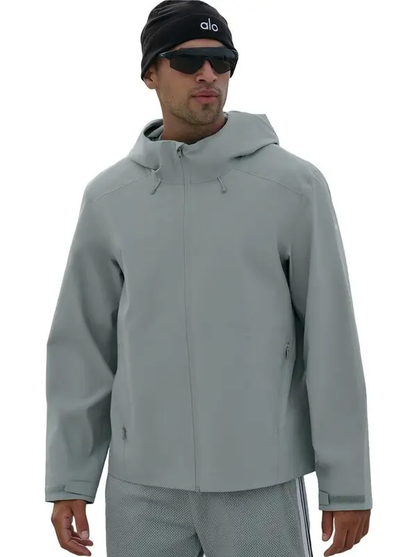 Alo Yoga Alpha Shell Jacket - Lunar Grey