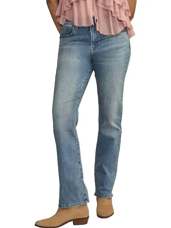 Lucky Brand Curvy High-waist Straight-leg Jeans - Wanderer