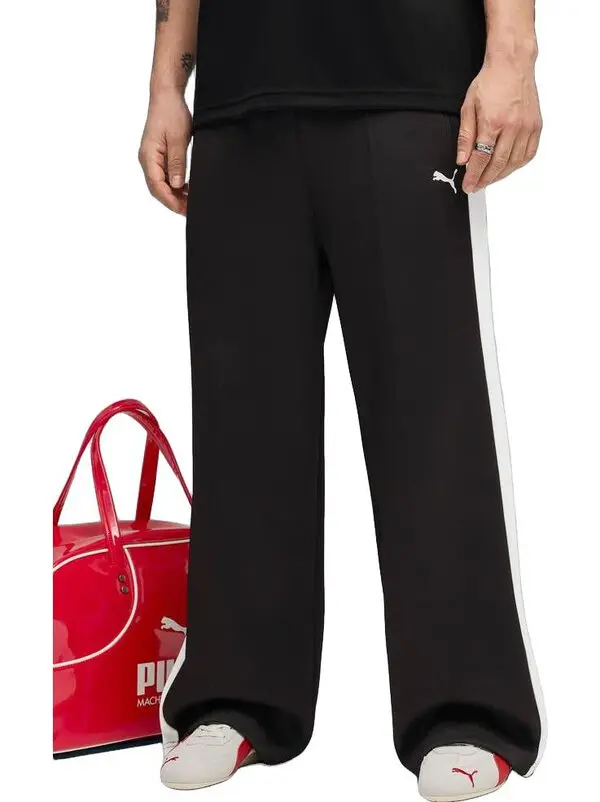 PUMA T7 Wide Leg Track Pants - Puma Black