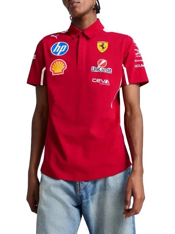 PUMA Scuderia Ferrari Team Polo - Dark Cherry