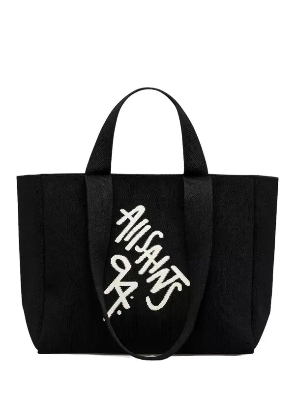 ALLSAINTS Izzy Logo-detail Tote - Black
