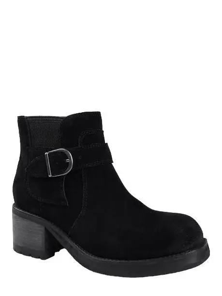 CANDIE'S Chelsea Boot - Black Suede