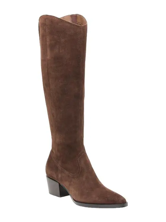 Dolce Vita Virona Water Resistant Boots - Dark Brown Suede H2o