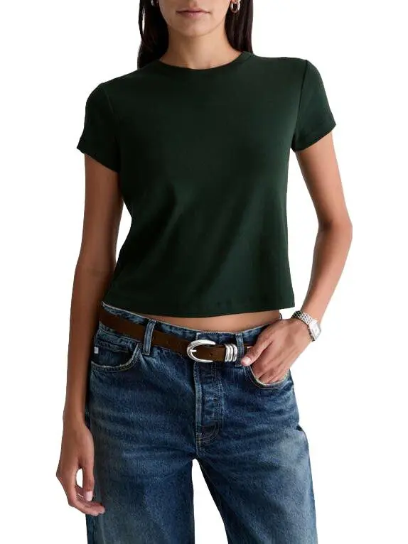 Ag Sadie Crop T-shirt - Pine