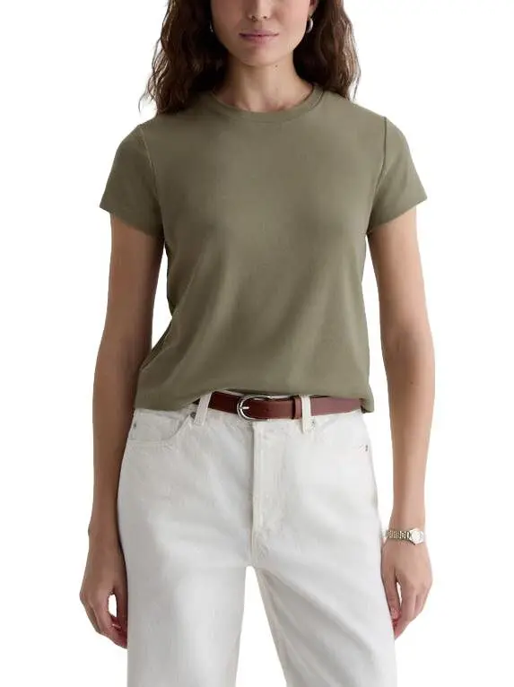 Ag Sadie Crop T-shirt - Spruce Green