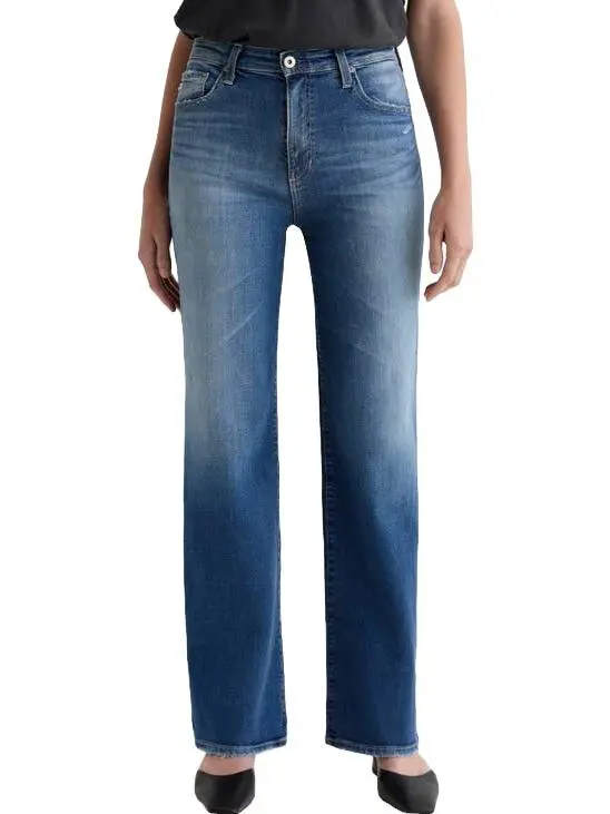 Ag Kora High-waist Wide-leg Jeans - Fable