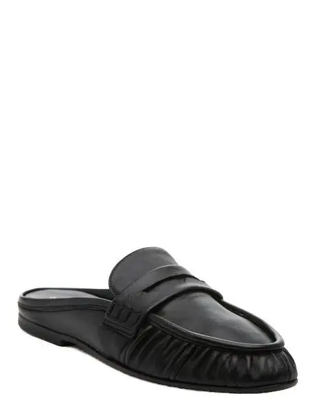 275 CENTRAL Vivien Penny Loafer Mule - Black