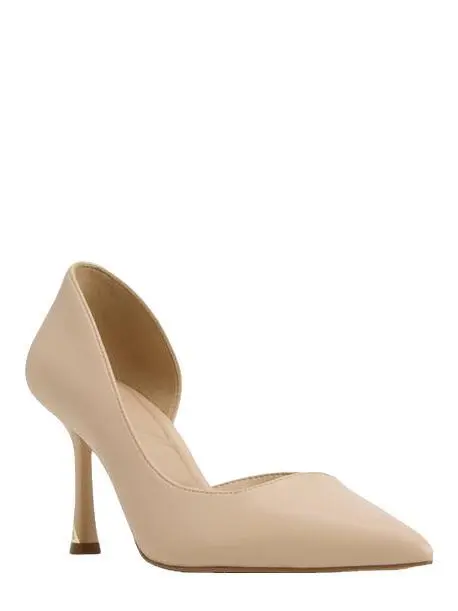 Aldo Livianna D'orsay Pointed Toe Pumps - Medium Beige