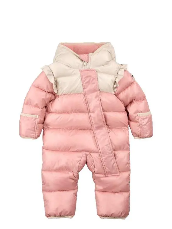 MILES THE LABEL Colorblock Quilted Water Repellent Bunting - Pink Dusty