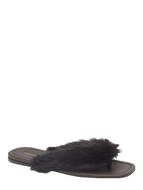 FERRAGAMO Loly Shearling Flip Flop - Florence Testa Di Moro
