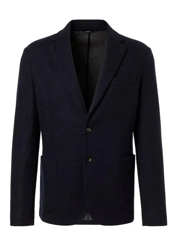 Loro Piana Novalis Cashmere-blend Blazer - Blue