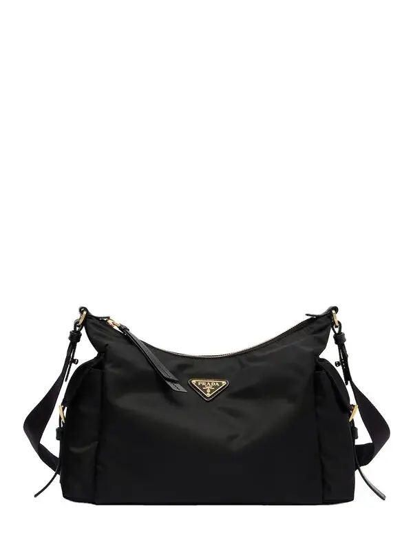 Prada Explore Re-nylon Large Shoulder Bag - Black