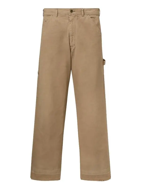 MAISON MARGIELA Mid-rise Wide-leg Jeans - Beige