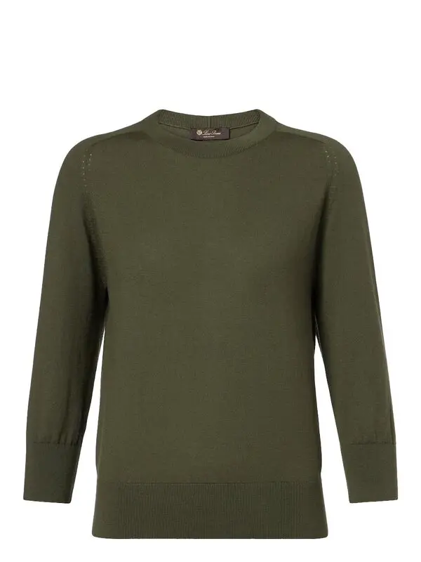Loro Piana Piuma Cashmere Sweater - Green