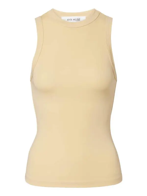 AYA MUSE Jersey Tank Top - Yellow