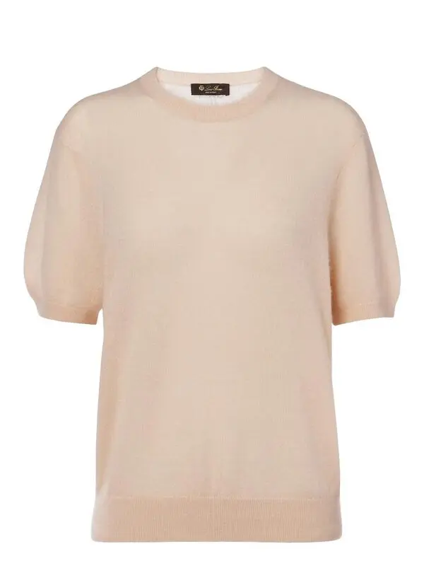 Loro Piana Camino Cashmere And Silk Top - Pink