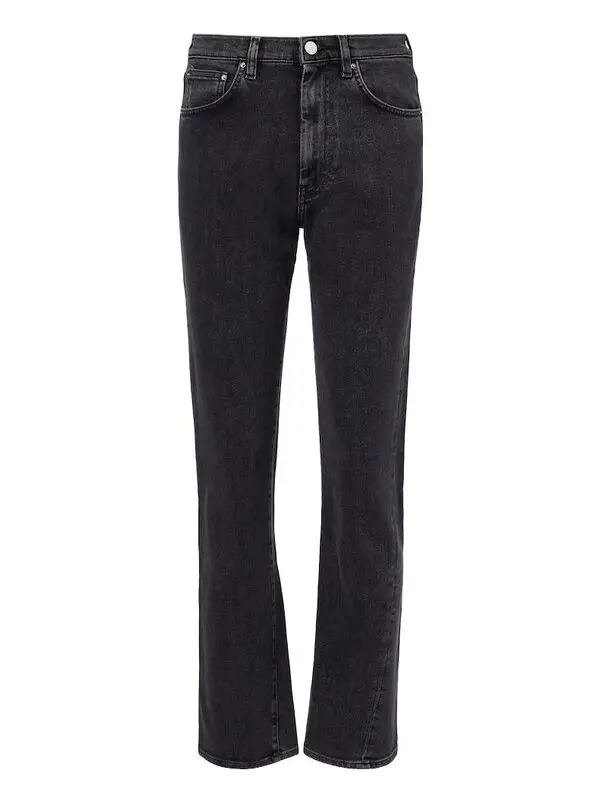 TOTEME Low-rise Straight Jeans - Grey