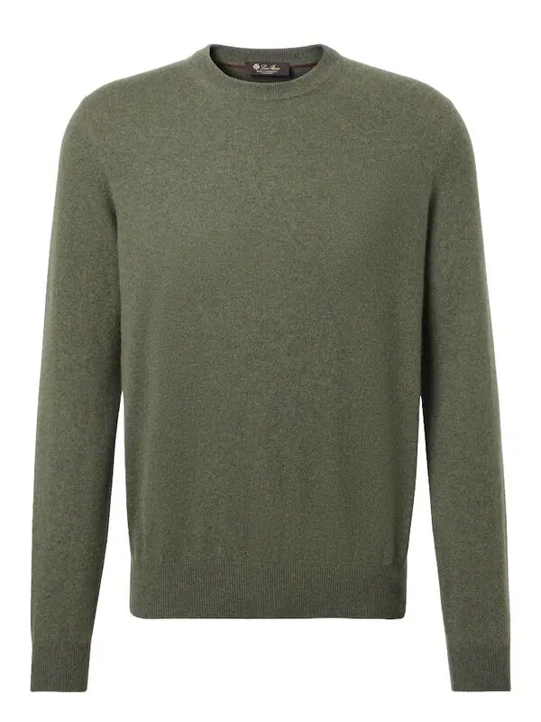 Loro Piana Cashmere Crewneck Sweater - Green