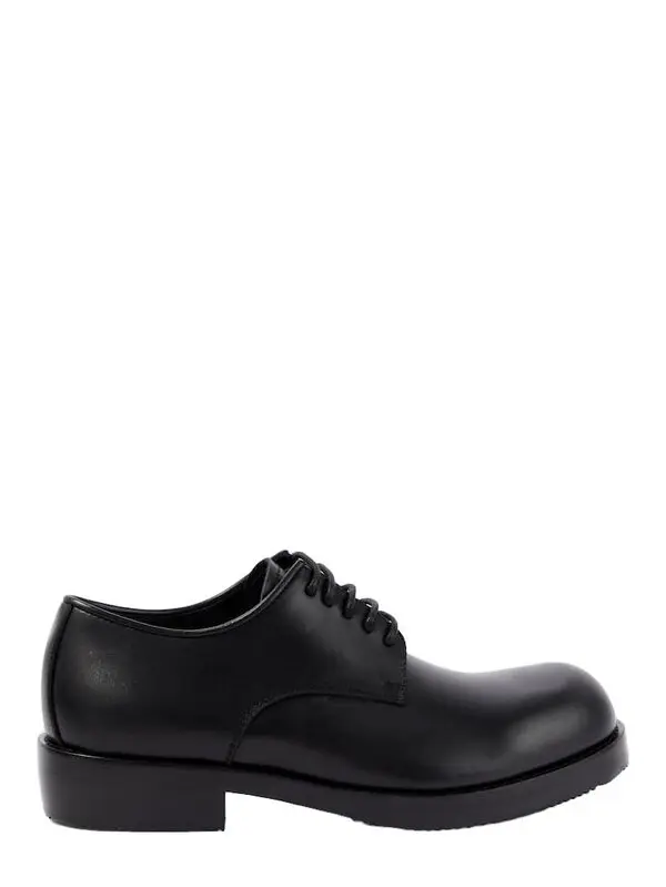 Dries Van Noten Leather Derby Shoes - Black