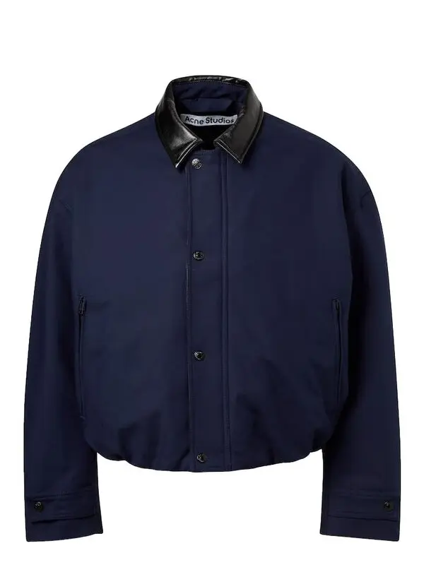 Acne Studios Cotton Twill Jacket - Blue