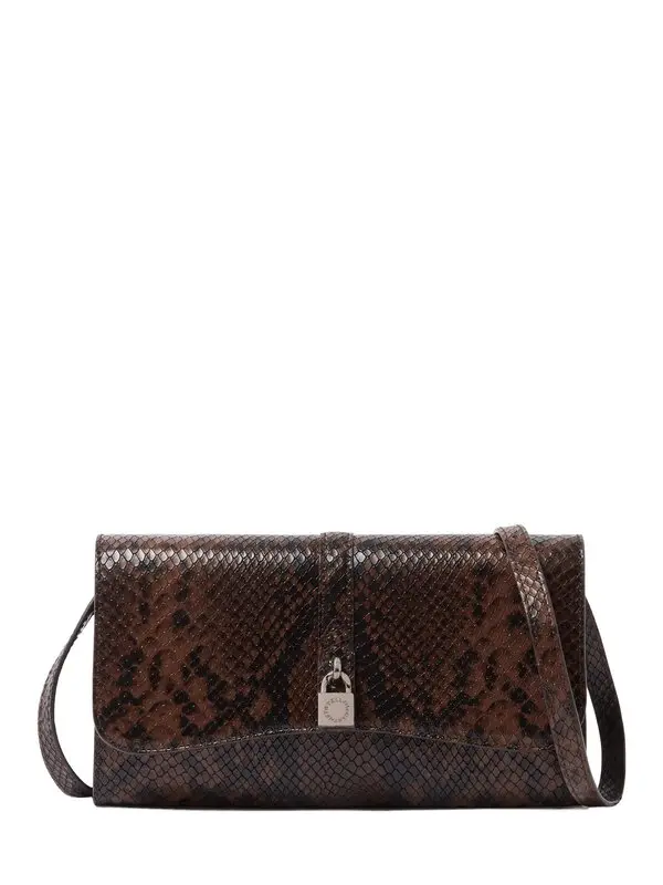 Stella McCartney Ryder Flap Crossbody Bag - Espresso