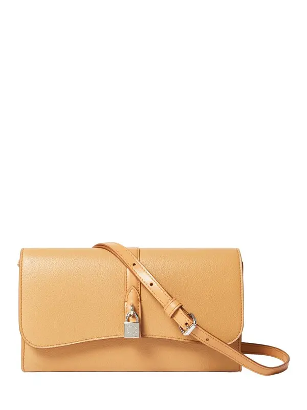Stella McCartney Ryder Flap Crossbody Bag - Honey