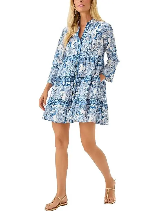 LILLY PULITZER Angie Shirtdress - Coconut Unforgettable