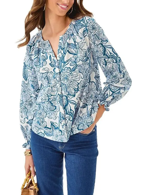 Lilly Pulitzer® Aldina Top - Coconut Unforgettable