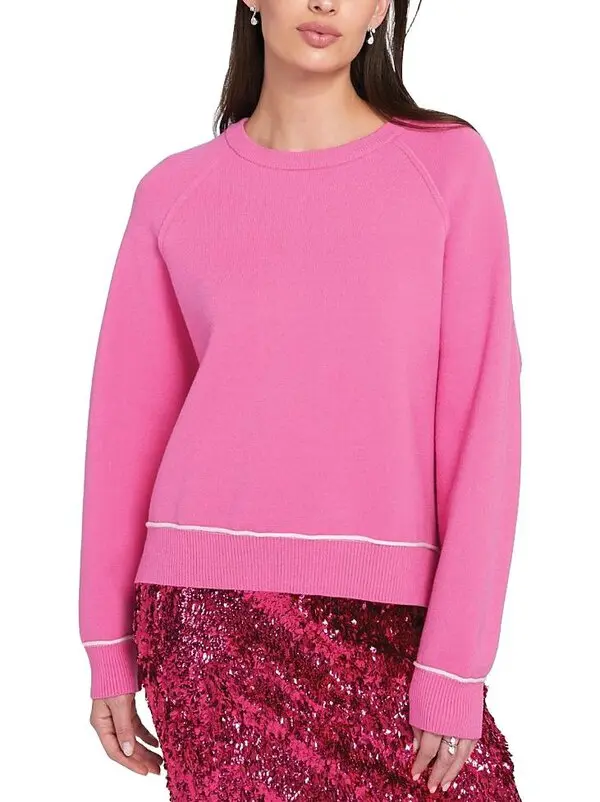 ELLE COLLECTION Knit Sweatshirt - Pink