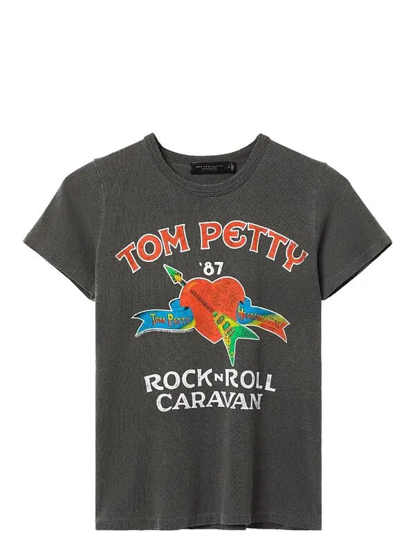 Junk Food Clothing Tom Petty Rock N Roll Caravan Original Tee - Black