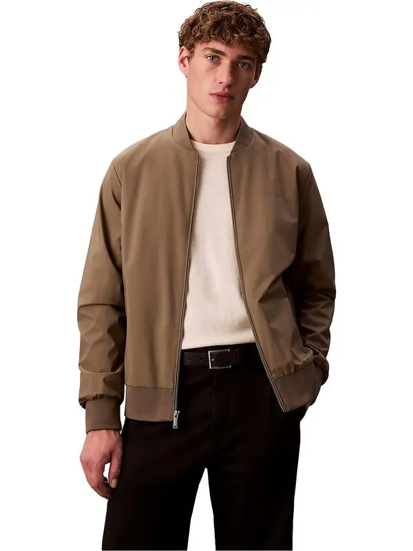 Calvin Klein Matte Bomber Jacket - Bungee Cord